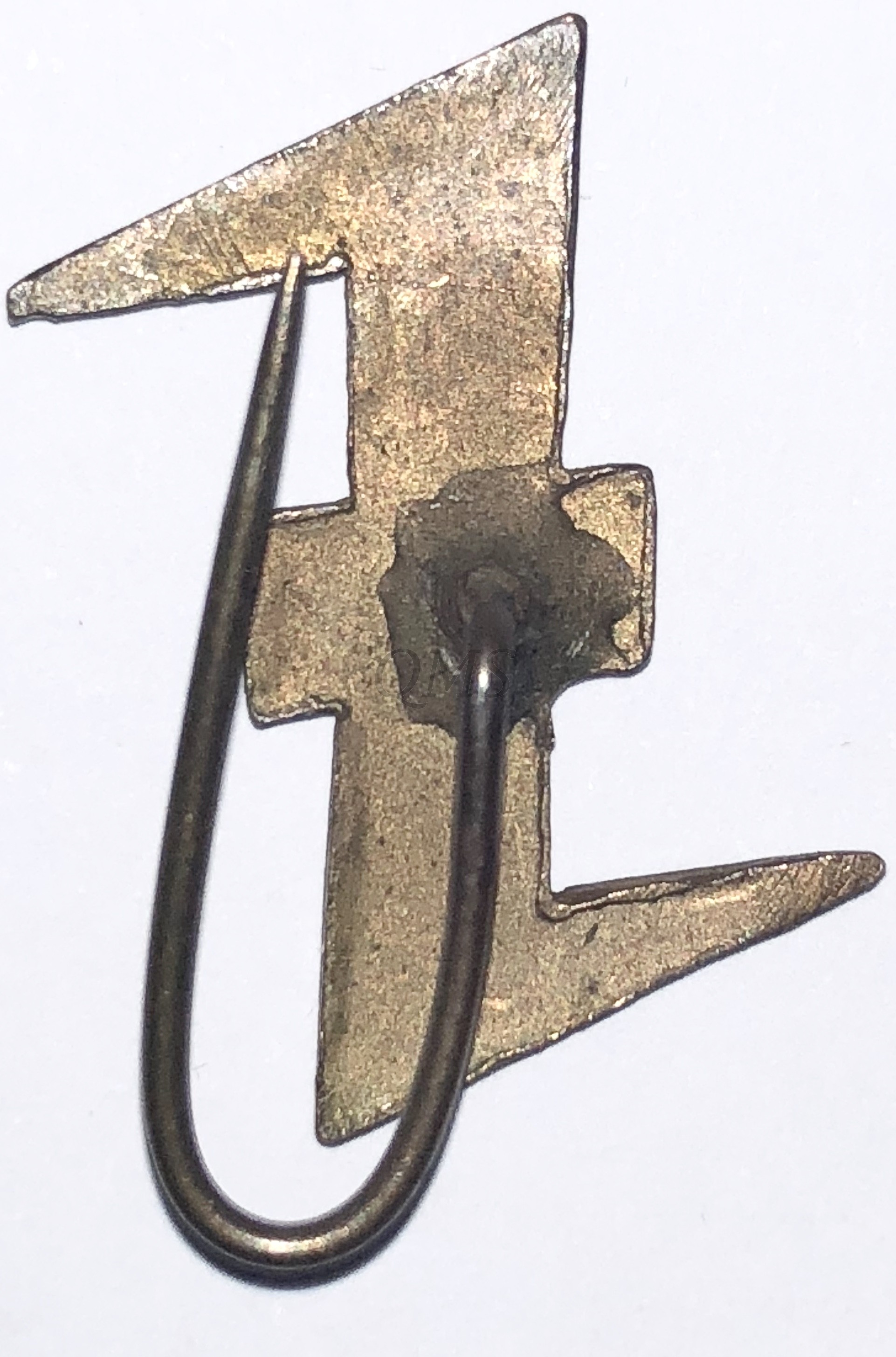 Wolfsangel speld (Dutch WA/SS wolf hook sympathy stick pin)