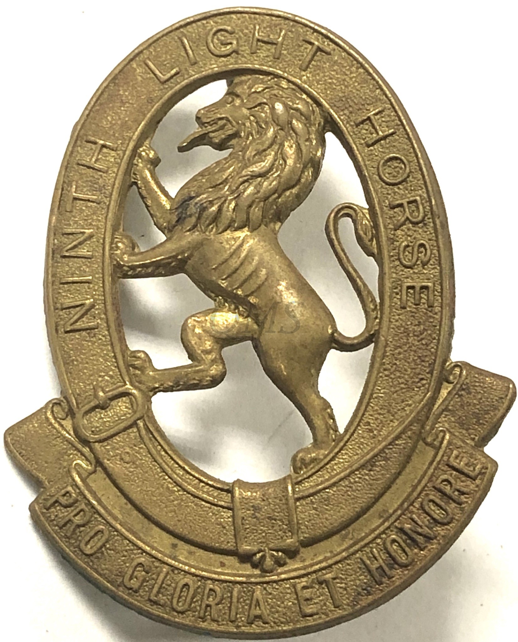 Cap badge Australia 9th Light Horse Regiment 1921-1943