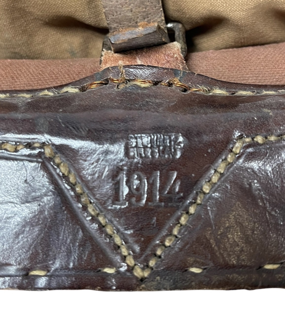WK 1 KuK Affe mit Decke, zeltbahn und Ess geschir (WW1 backpack ...