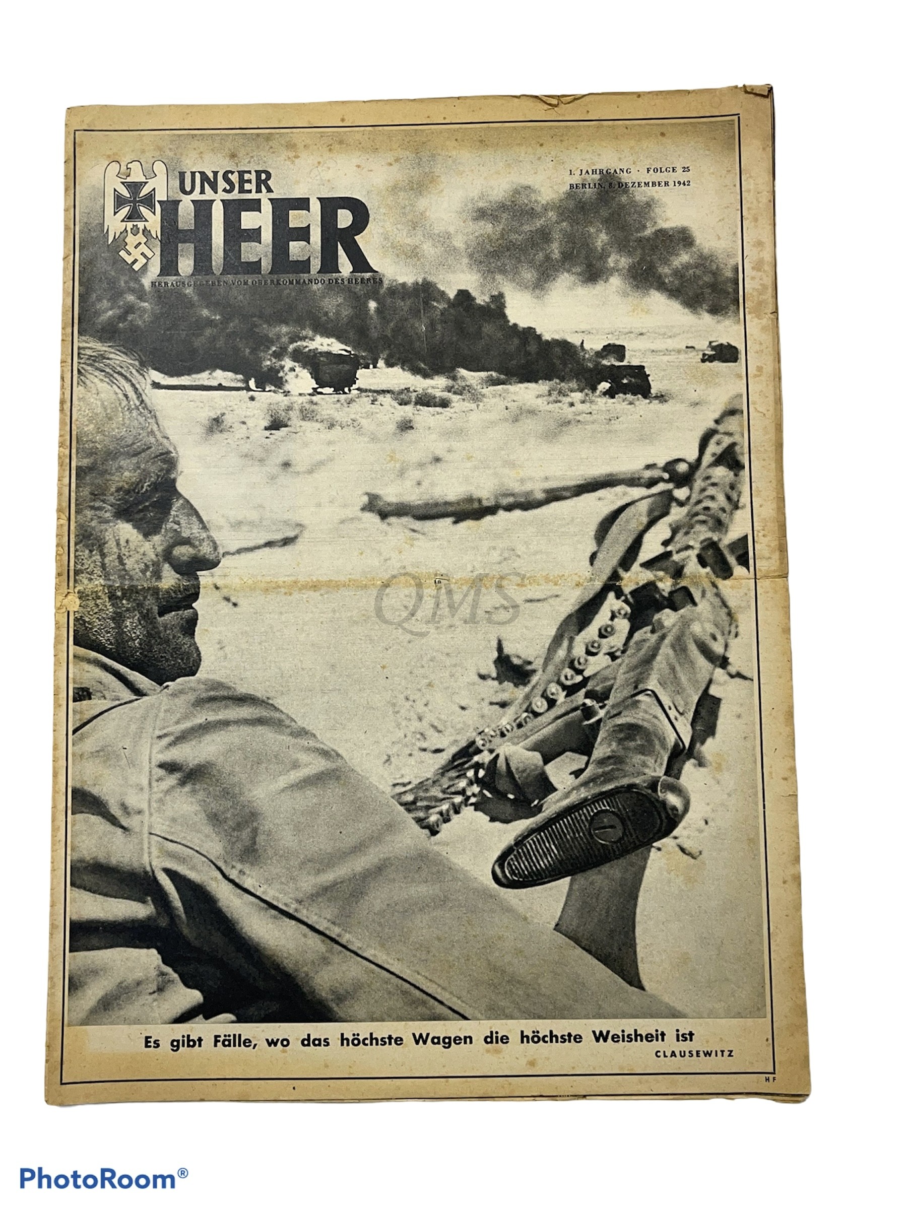 Frontzeitung Unser Heer 1e jrg Folge 25 8 dec 1942