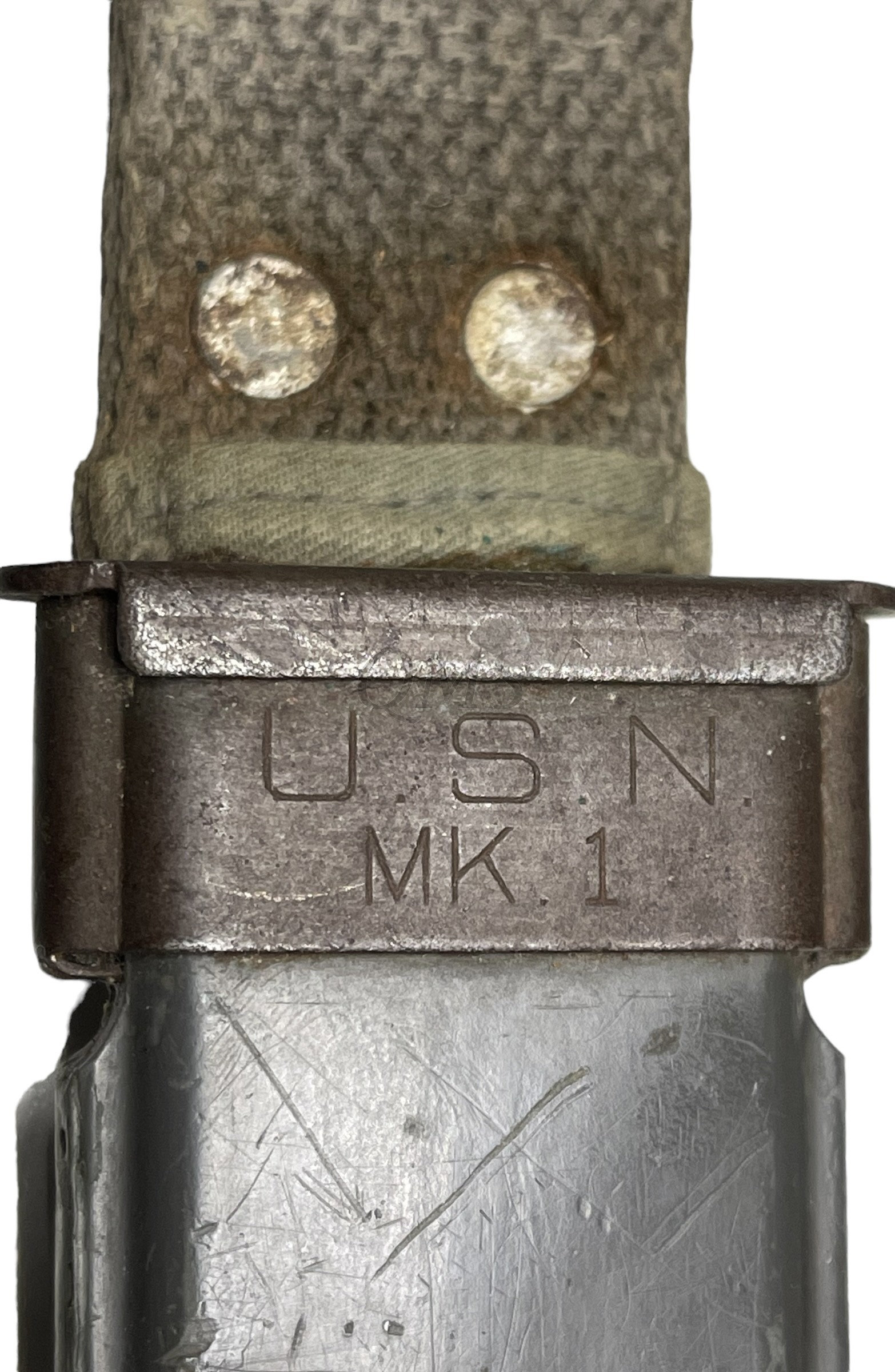 WWII Navy USN Mark 1 Fighting Knife by PAL RH-35 with Mk1 Scabbard