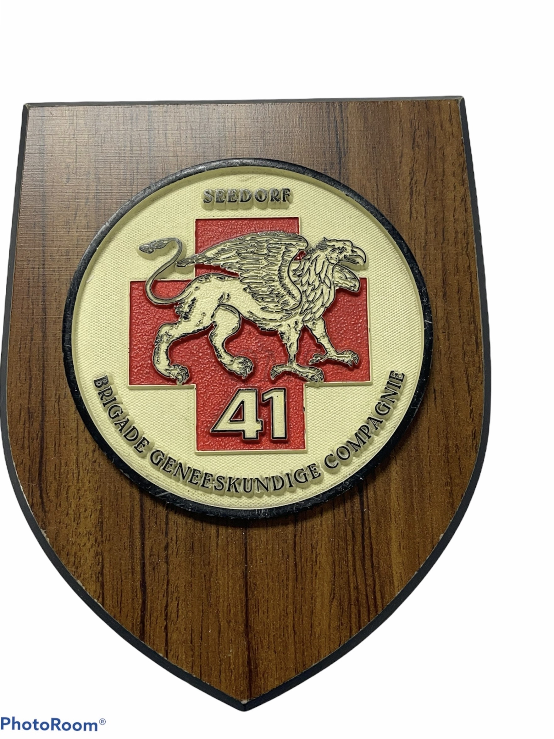Wandschild 41 Brigade Geneeskundige Compagnie (Seedorf)