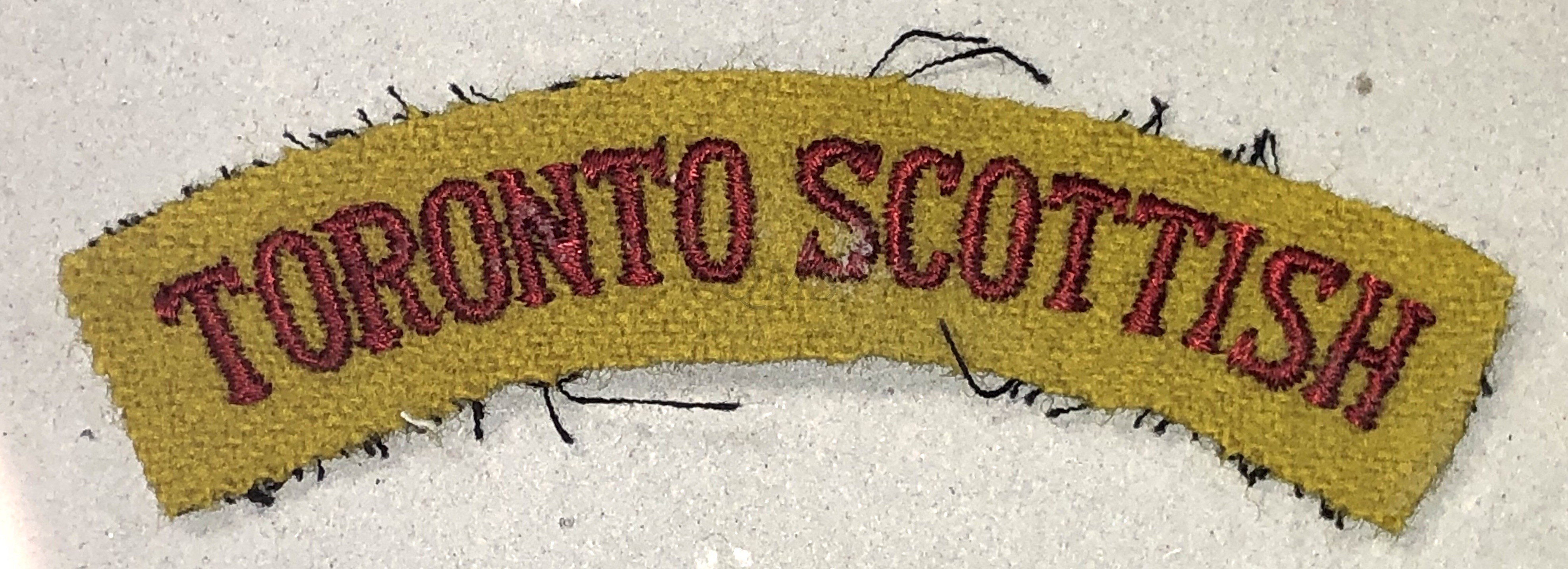Shoulder flash Toronto Scottish, 4th Canadian Division