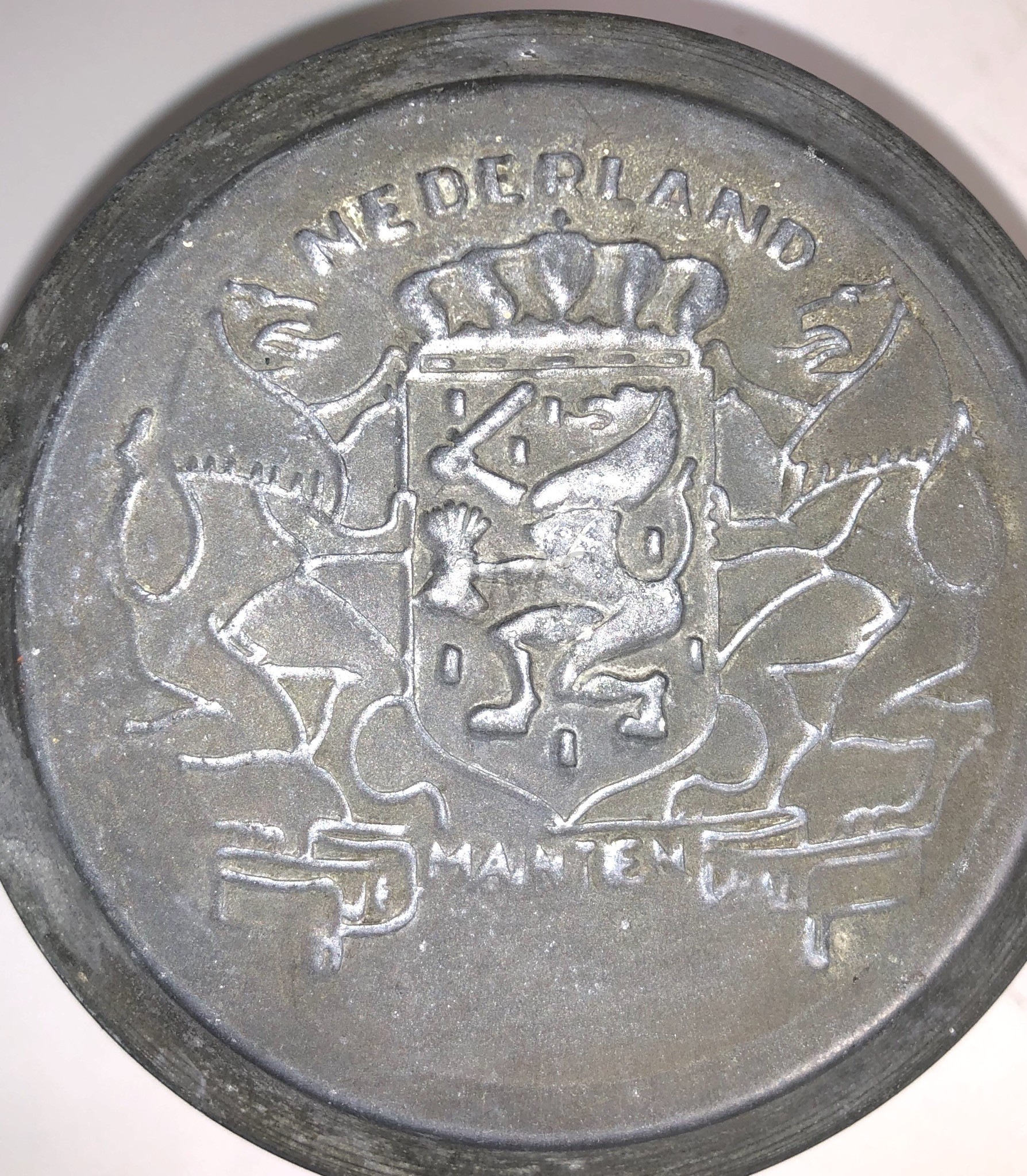 Blik 1940-45 Tabak Nederland je maintiendrai