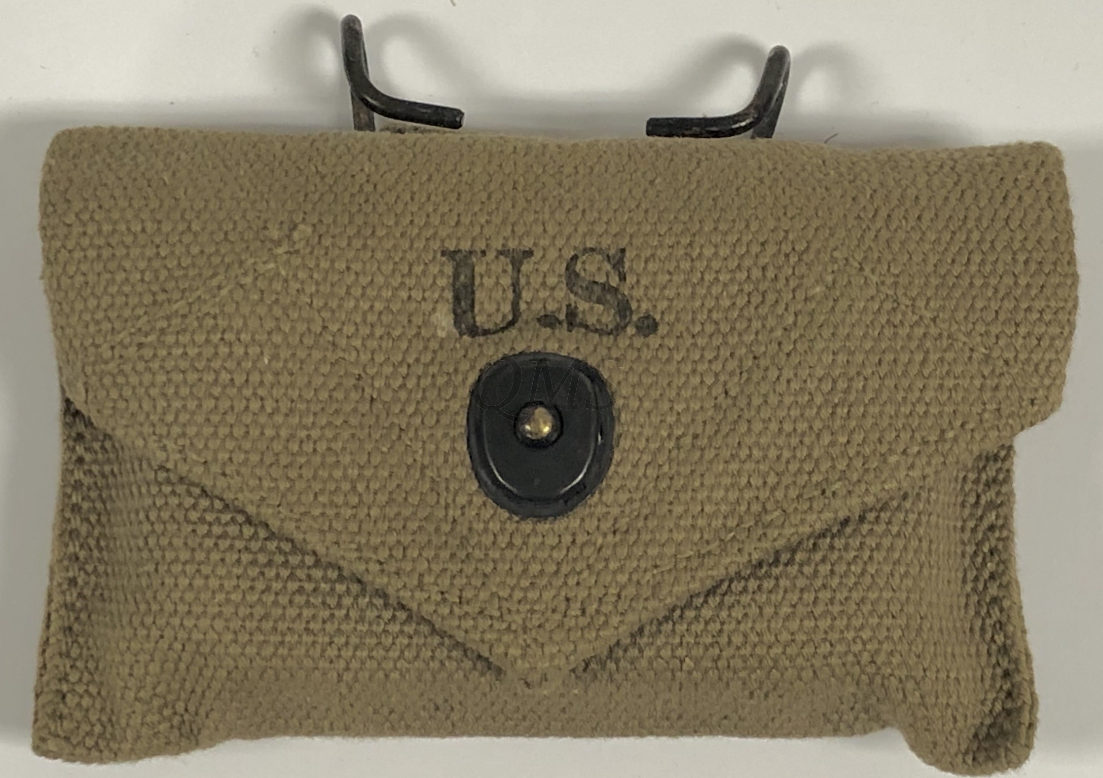 WWII US Army M1942 First Aid Kit Canvas Pouch w Carlisle Bandage