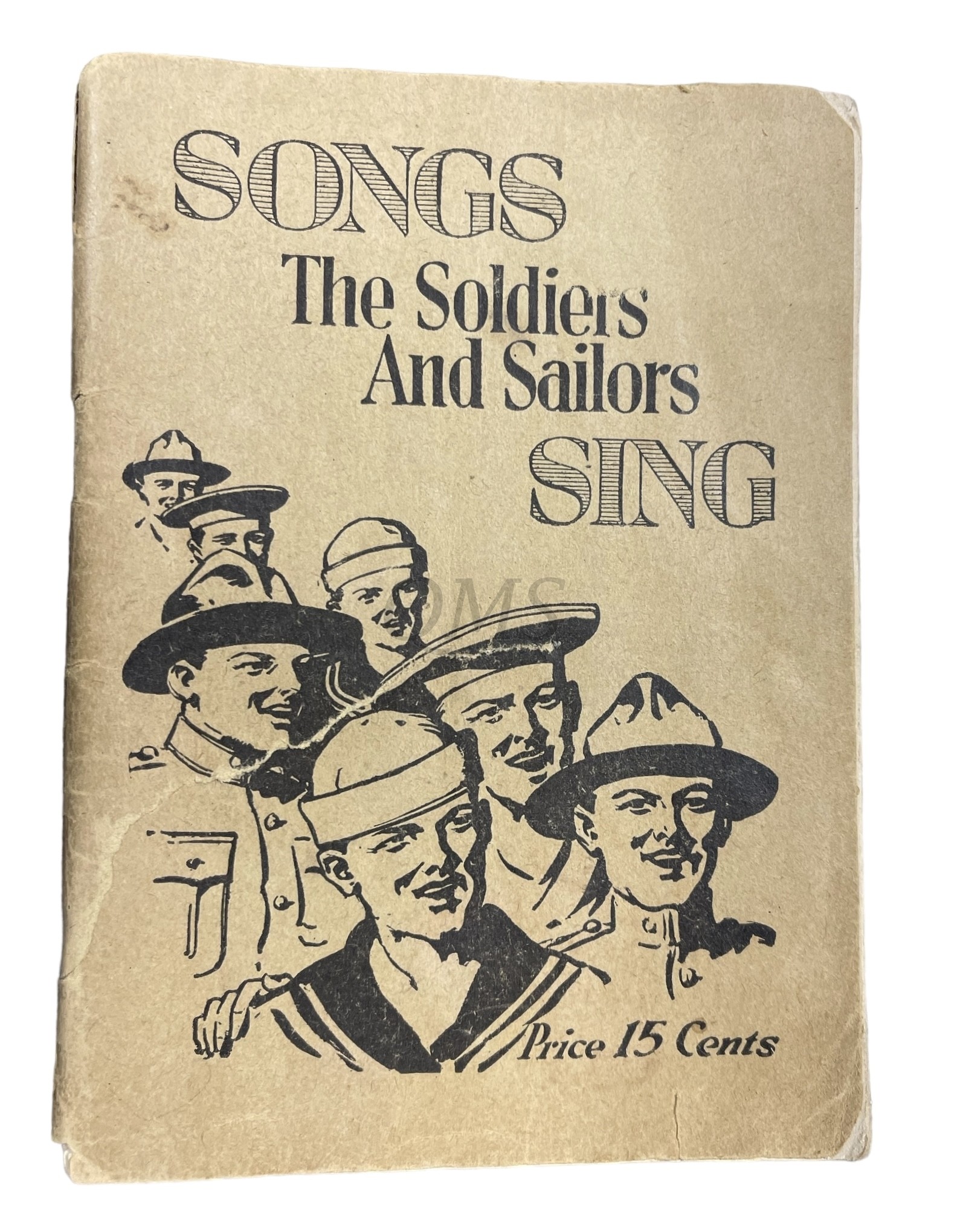 US Army song book 1918 Songs the Soldiers and Sailors sing