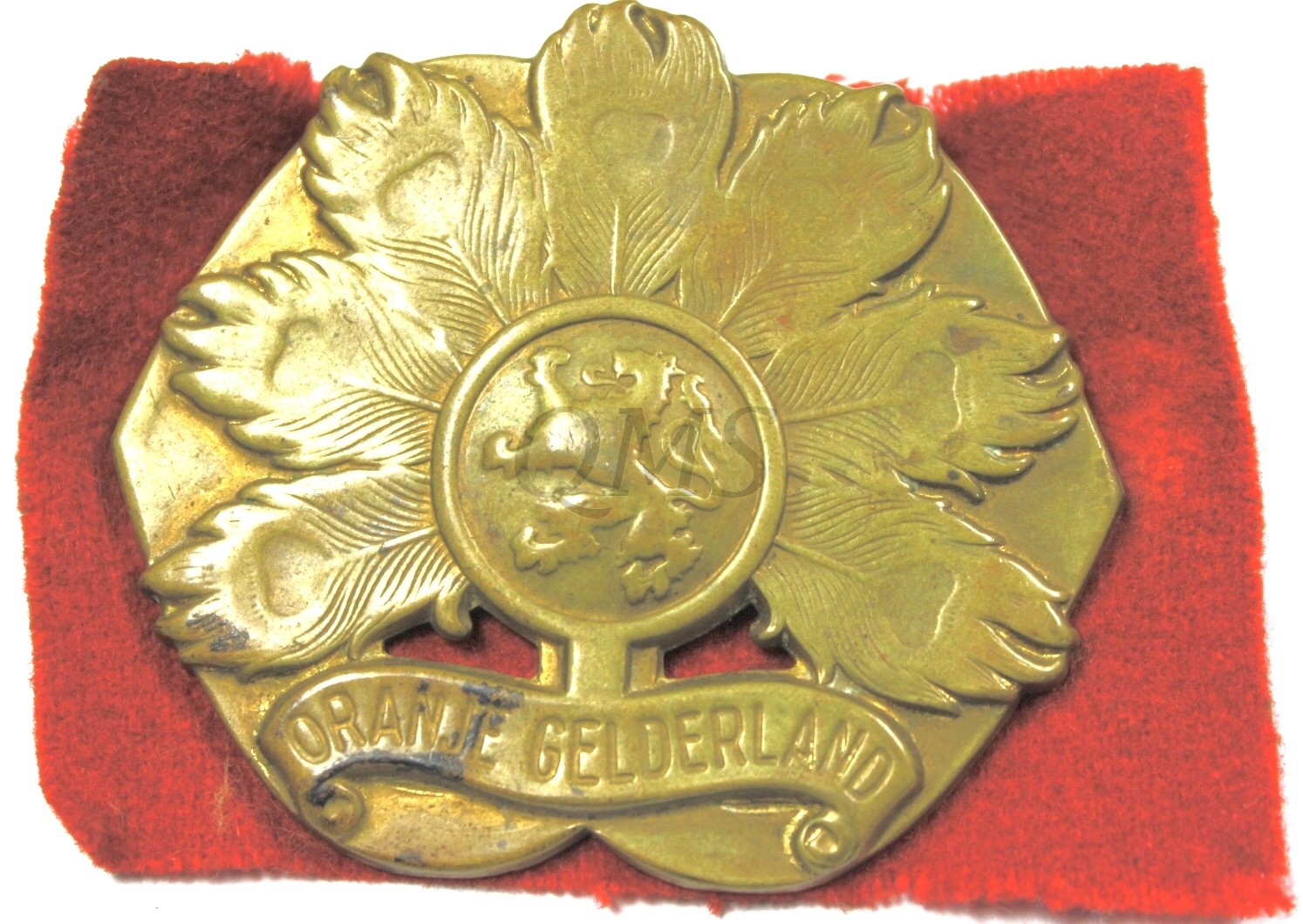 Baret embleem Oranje Gelderland