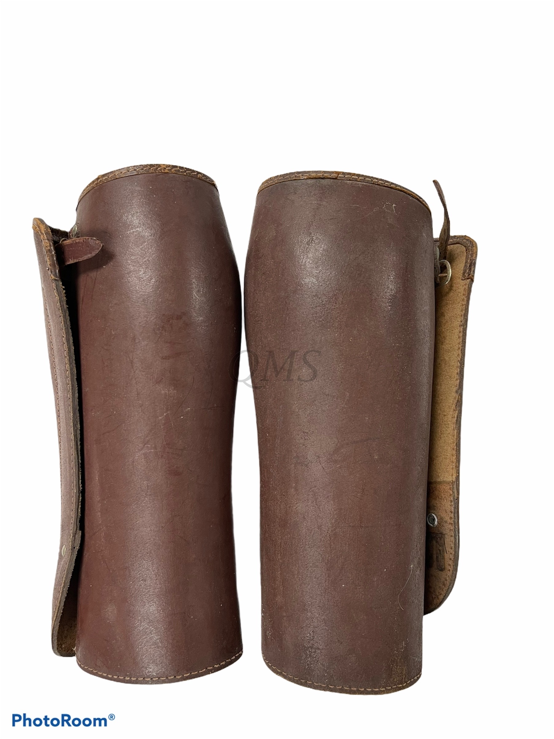 France - Guetres 1940 (WW2 French leather gaiters)