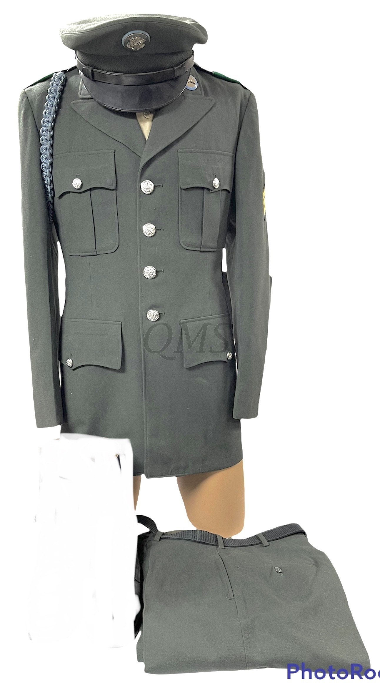 US Army Class A Enlisted green uniform 3rd Armored Division