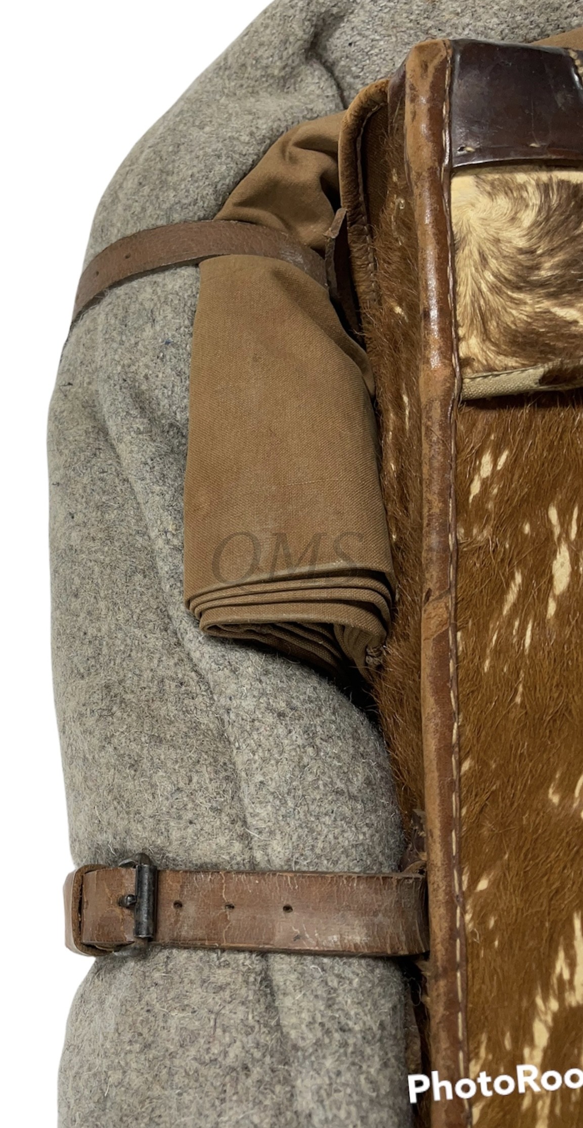 WK 1 KuK Affe mit Decke, zeltbahn und Ess geschir (WW1 backpack ...