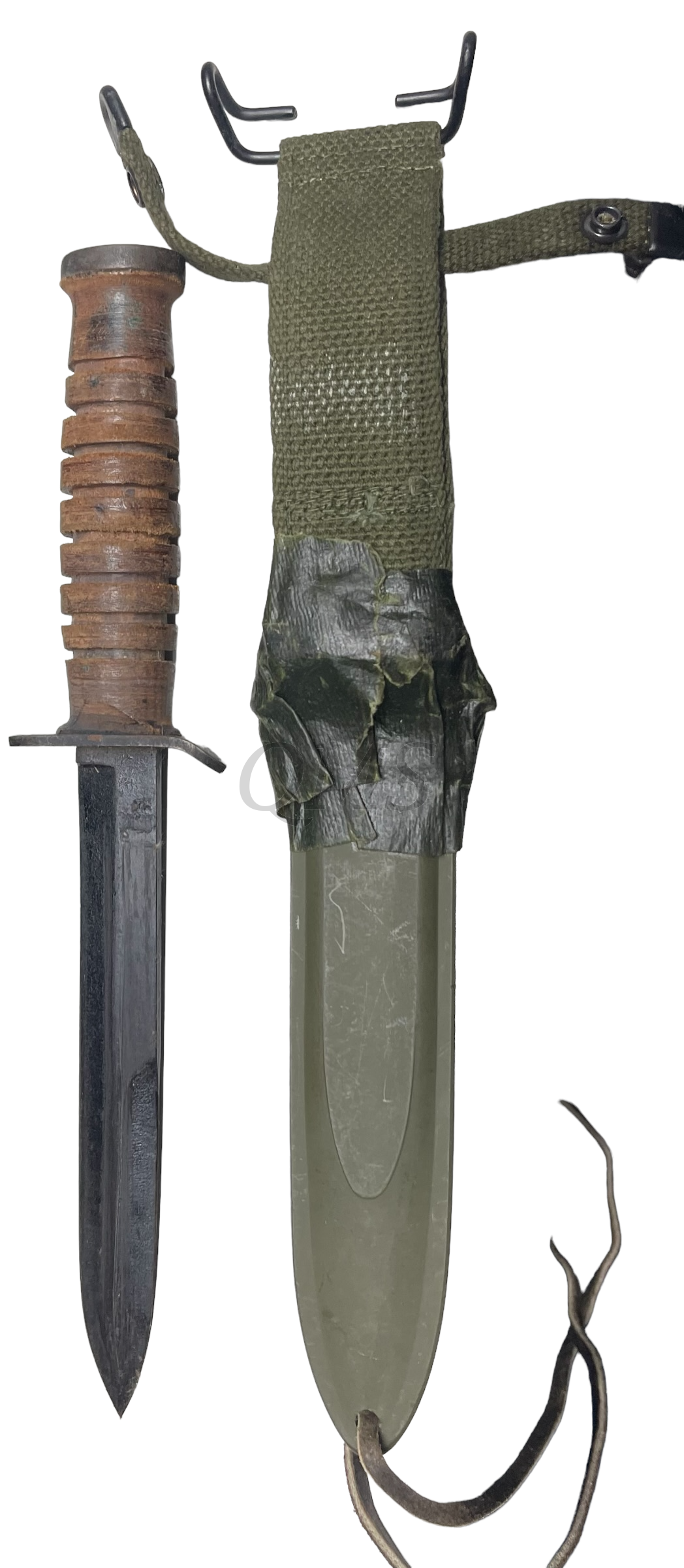 U.S. M3 Case Fighting Knife and US M8 Scabbard