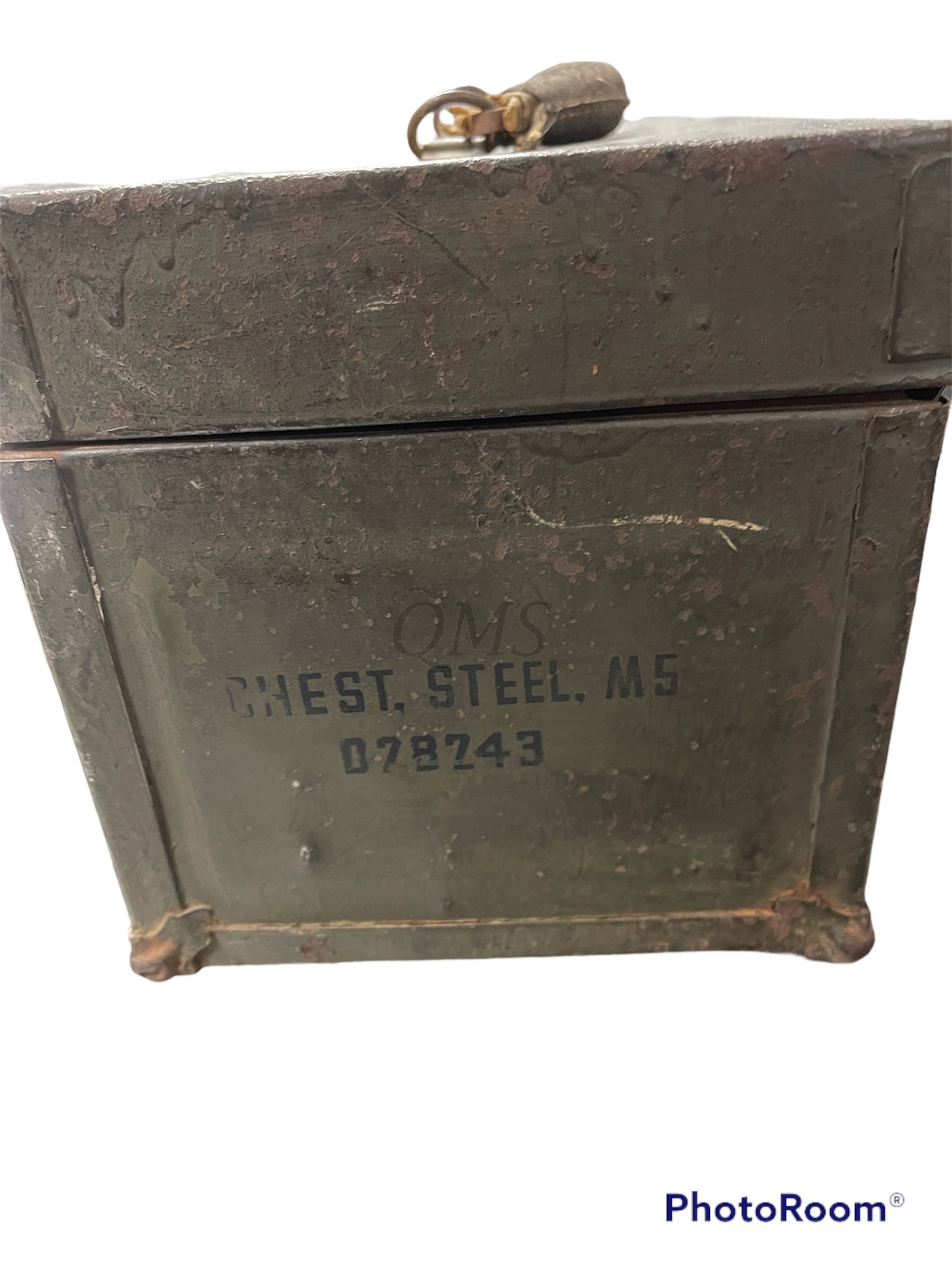 US Army chest, steel, m5 with tools