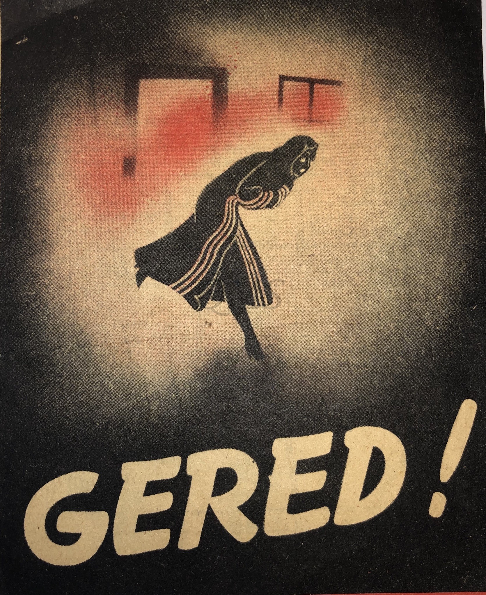 Brochure GERED (gered door brand of vluchtdeken (Luchtbescherming)