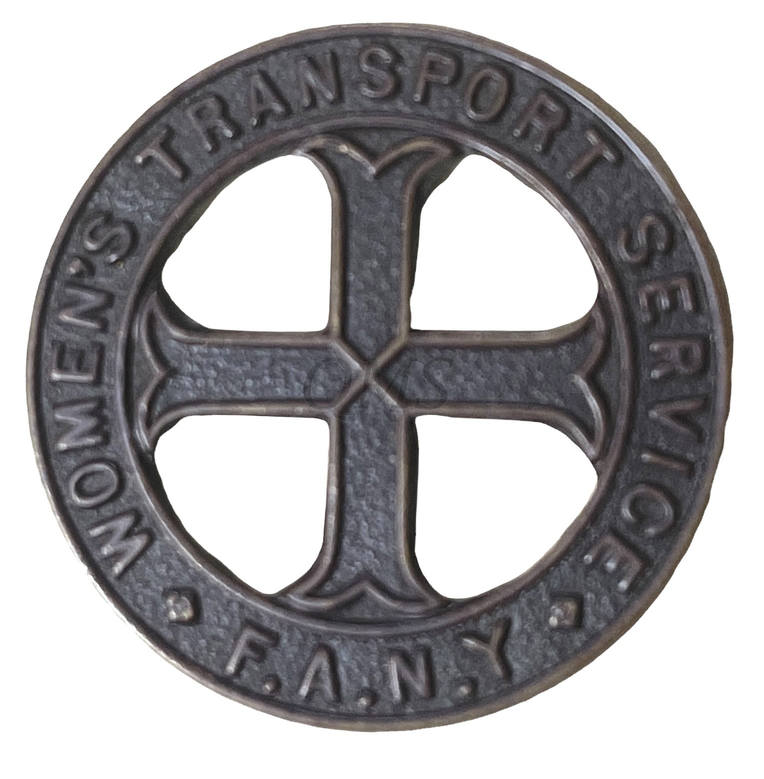 Cap Badge FANY Women's Transport Serice First Aid Nursing Yeomanry