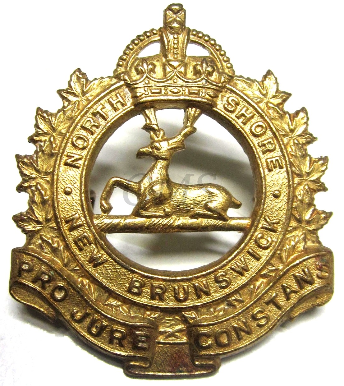 Cap badge North Shore (New Brunswick) Regiment, 5th Canadian Division
