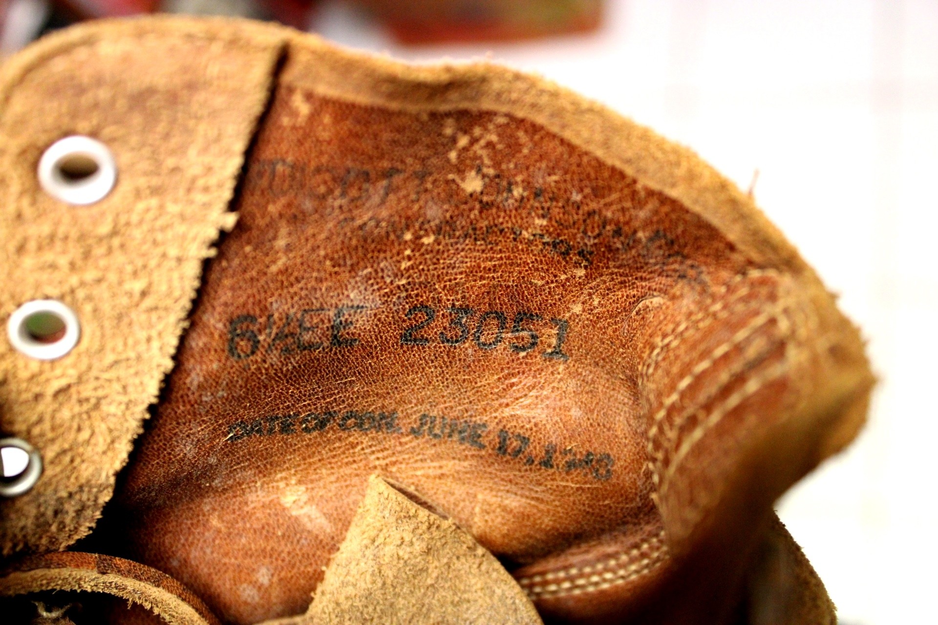 US Army service shoes type III or "Reverse upper".