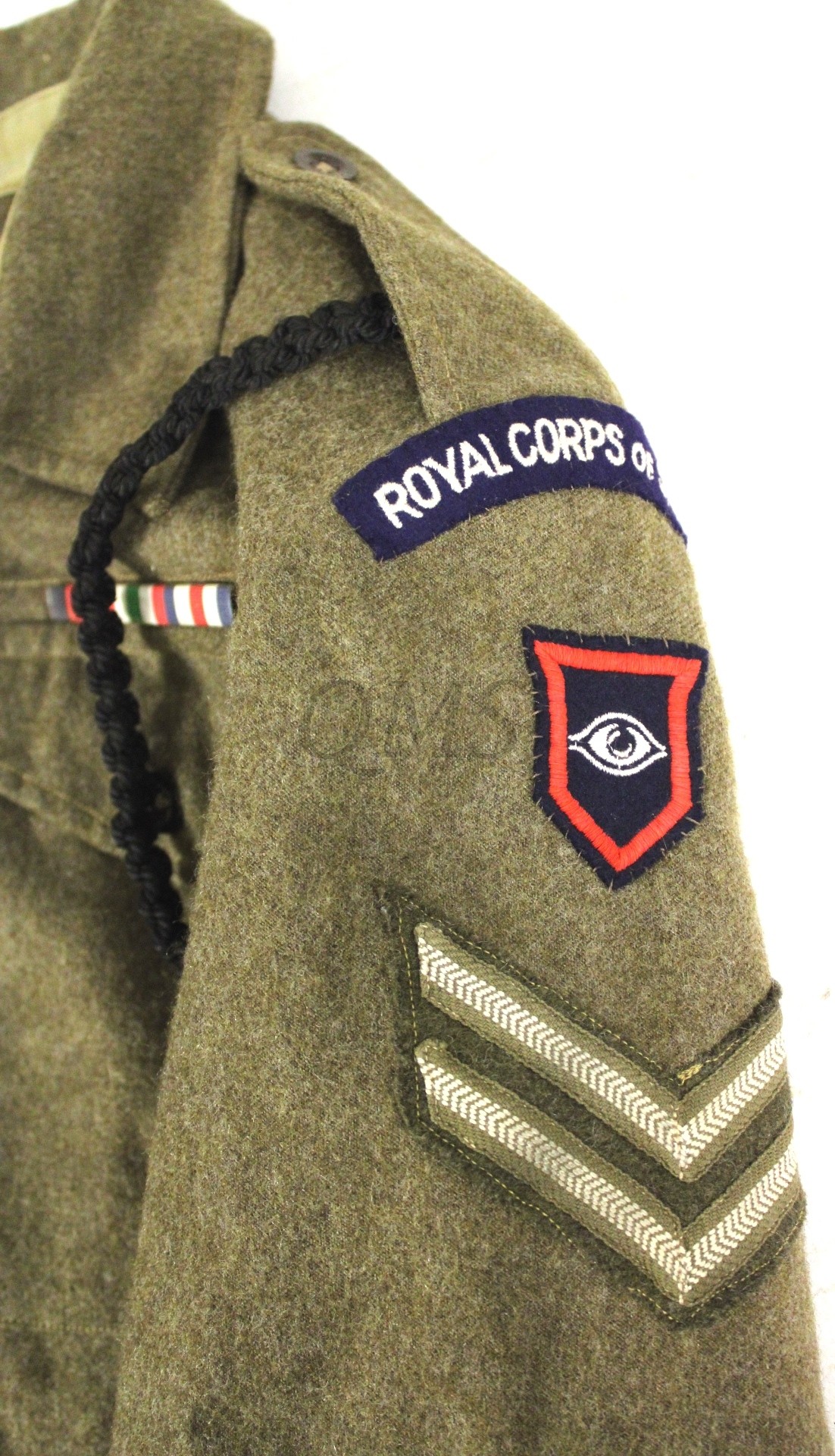 Battle Dress jacket Corporal Royal Corps of Signals 1st Guards Armoured ...