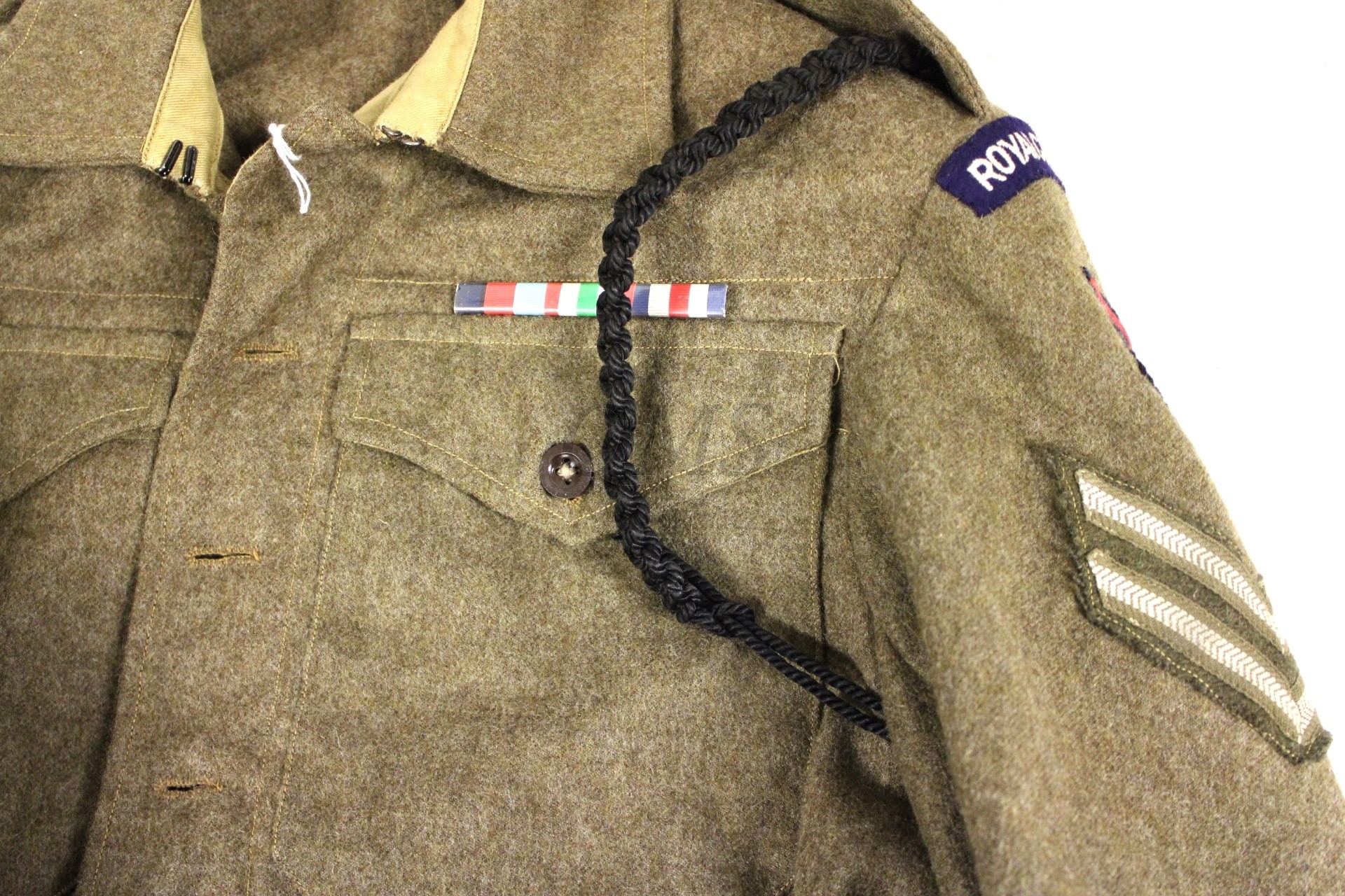 Battle Dress jacket Corporal Royal Corps of Signals 1st Guards Armoured ...