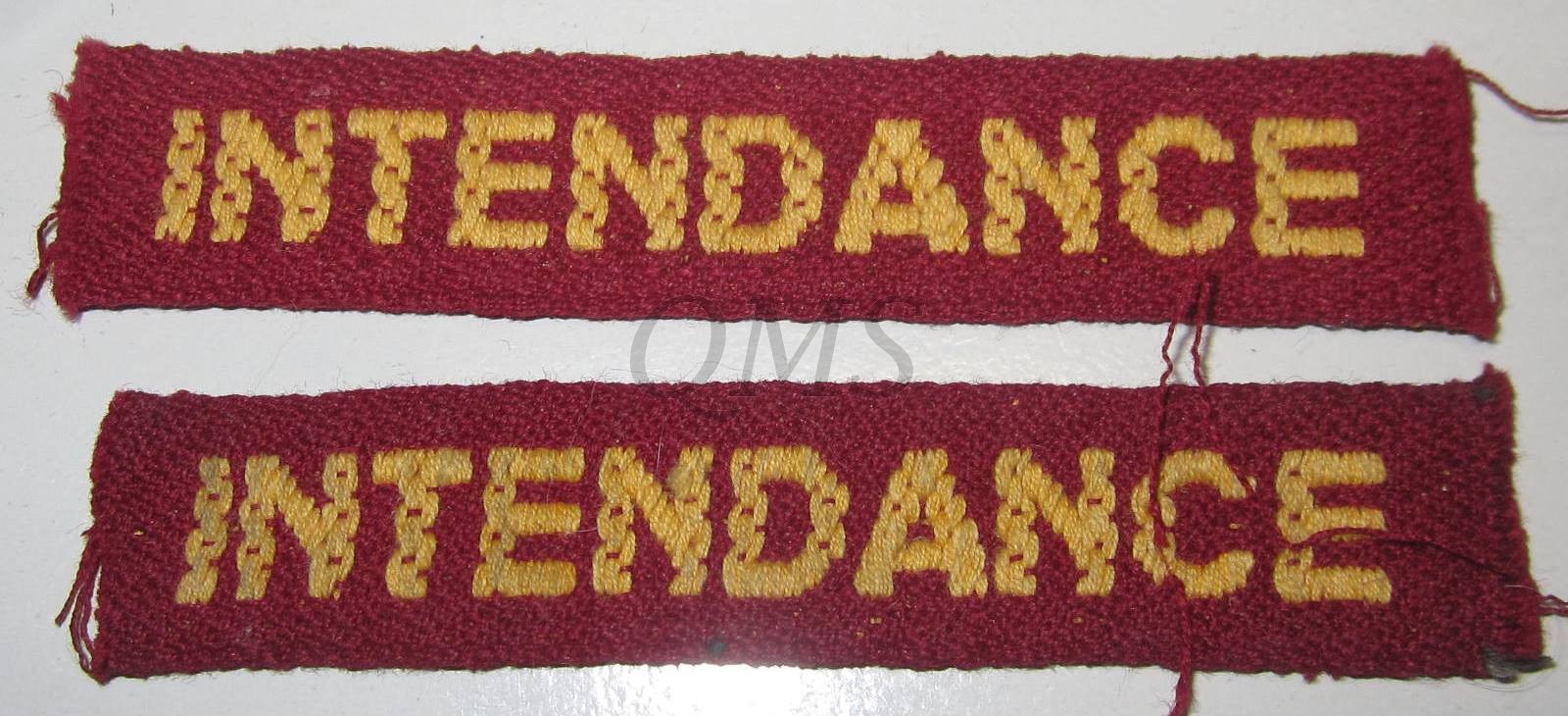 Straatnamen Intendance