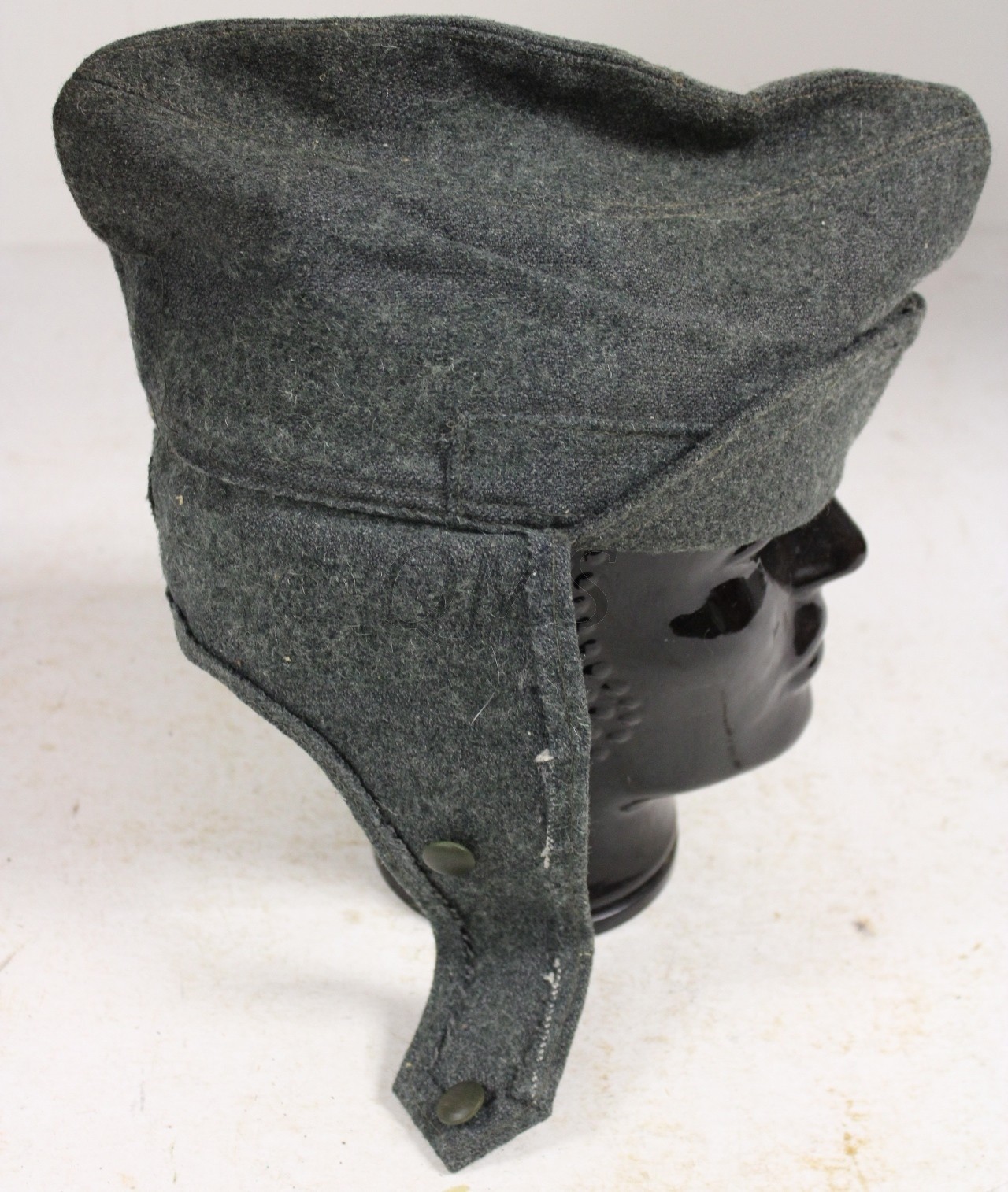 Italian M35 Grey Green Wool Bustina (Garrison Side Cap)