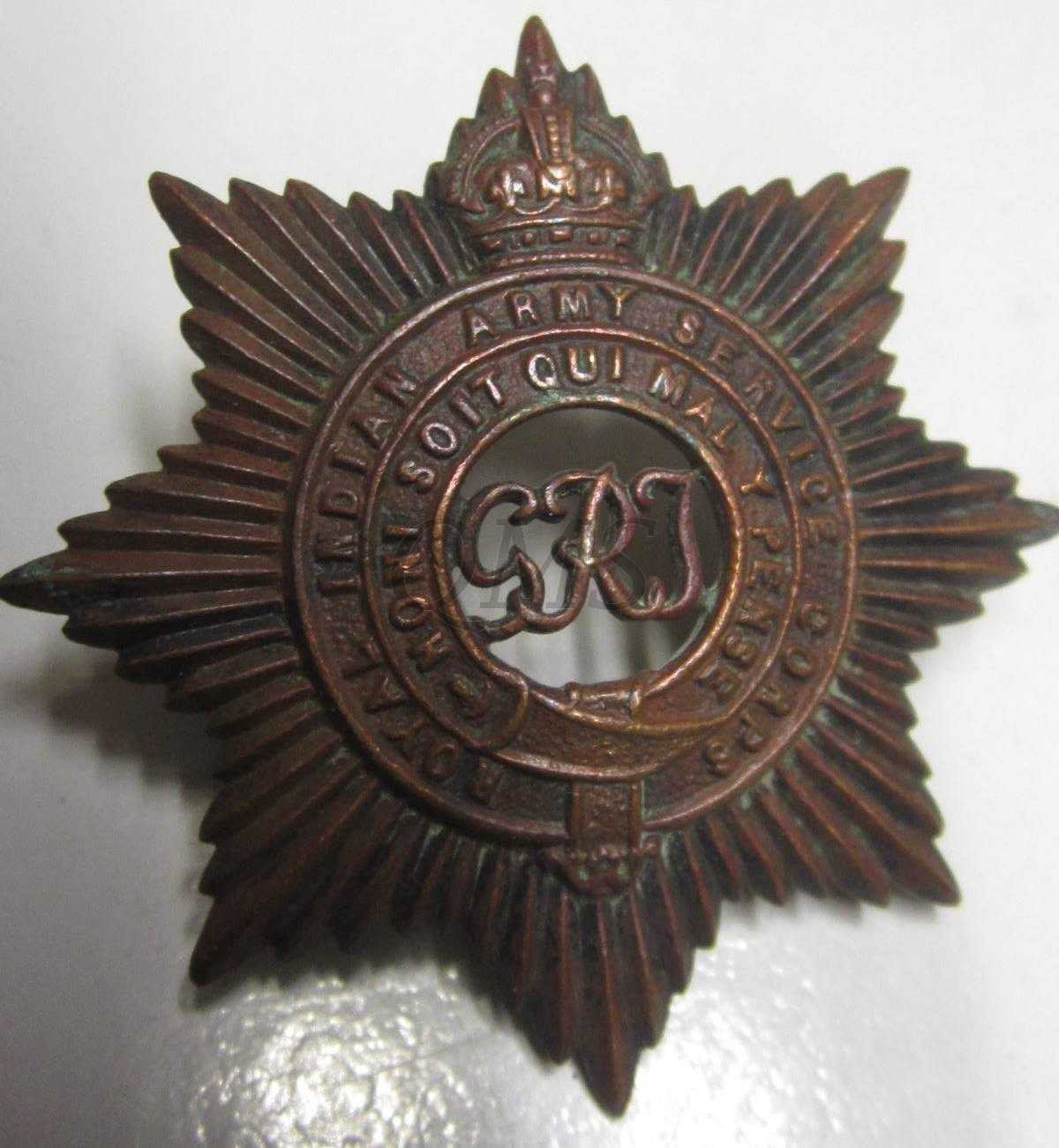 Cap badge Royal Indian Army Service Corps