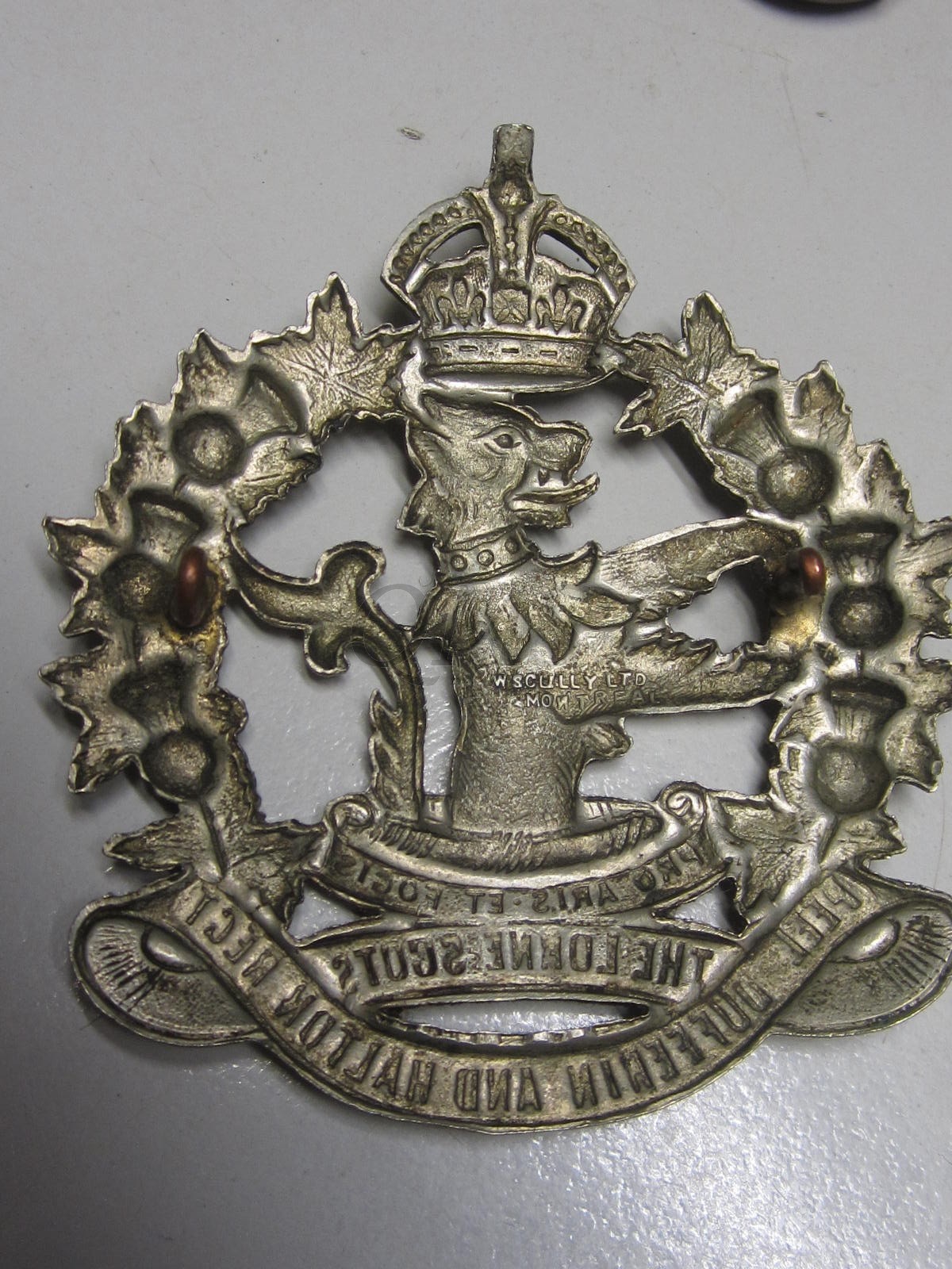 Cap badge The Lorne Scots (Peel, Dufferin and Halton Regiment), 4th ...