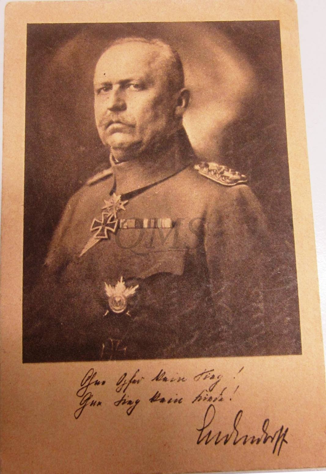 Postkarte General Ludendorf