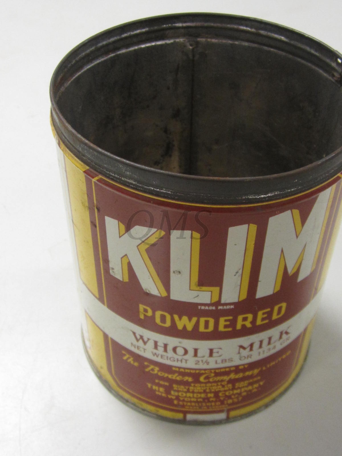 Tin Klim Powdered Milk, WW2