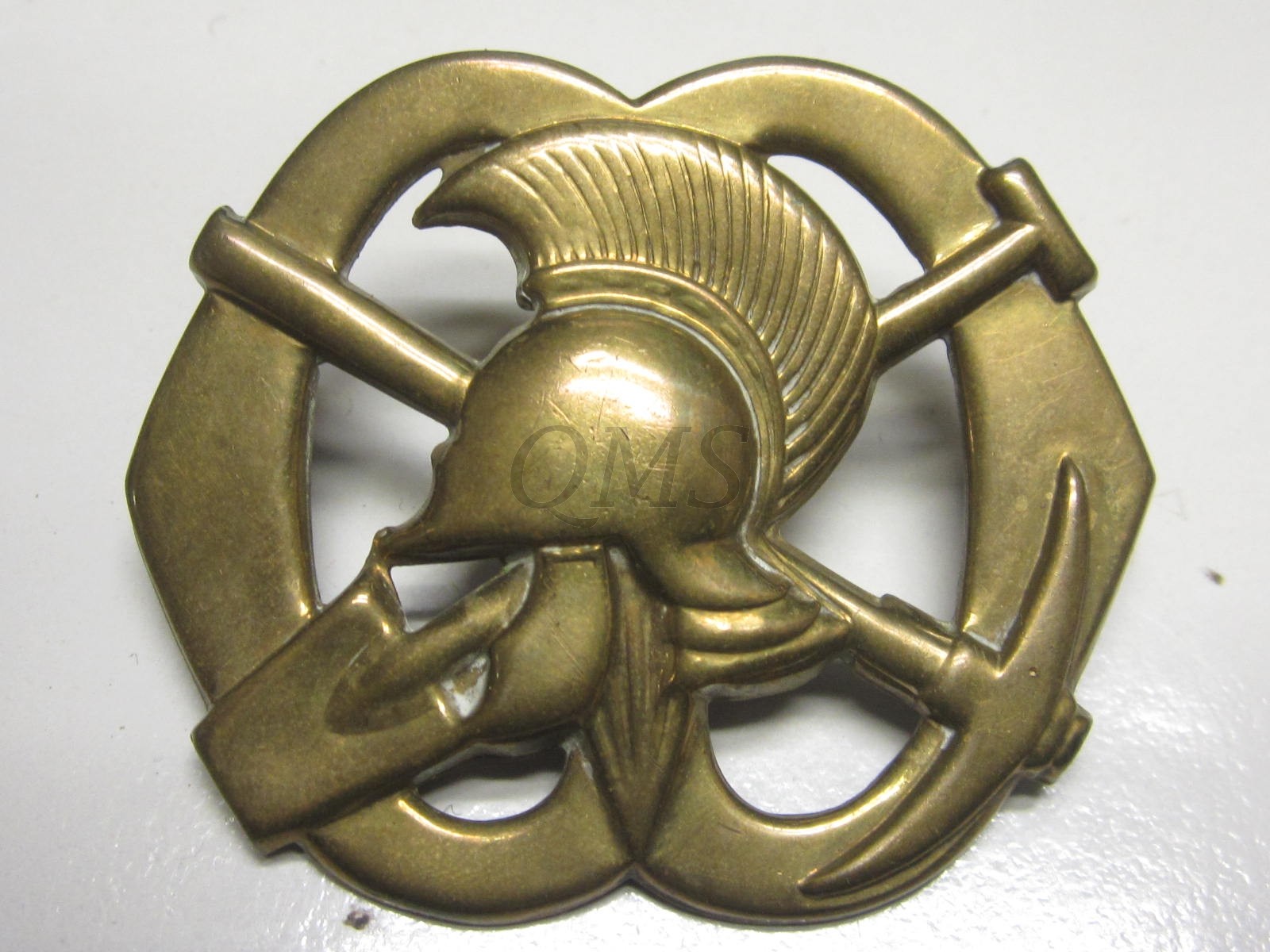 Baret embleem Regiment Pioniers (pre 1972)