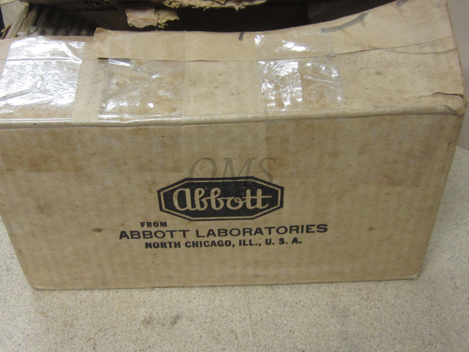 WW2 Bottle tablet water purification ABBOTT stocknr 51 T 1500 (Flesje ...