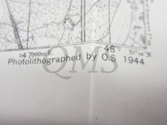 Landkaart Hilden 1944 no 4807 (Map Hilden 1944 Sheet no.4807)
