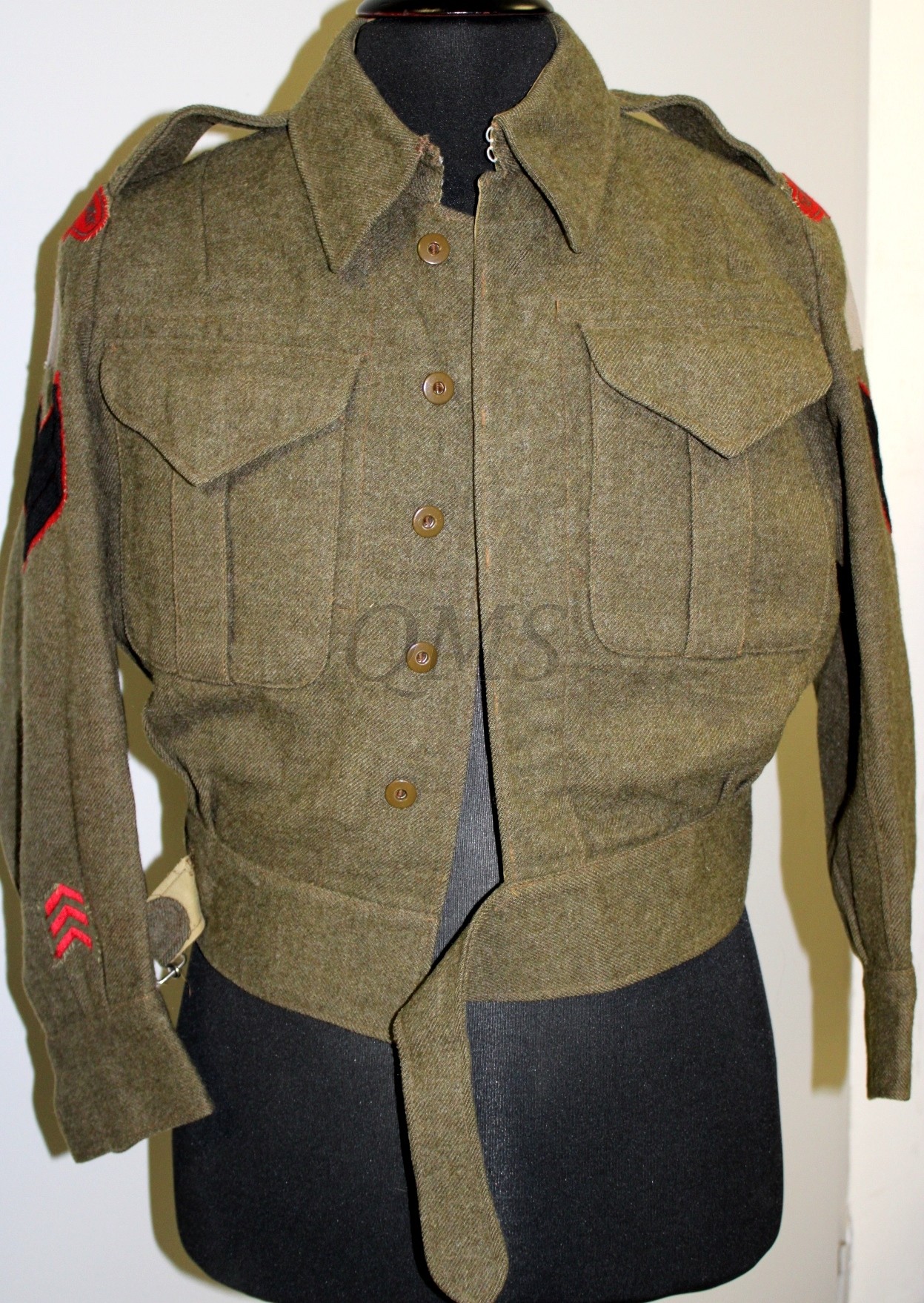 Battle dress blouse The Royal Regina Rifles 7th Infantry Brigade, 3rd ...