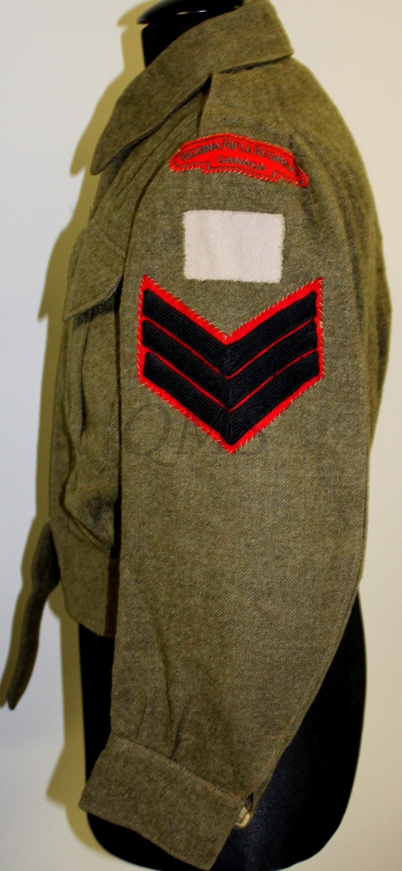 Battle dress blouse The Royal Regina Rifles 7th Infantry Brigade, 3rd ...
