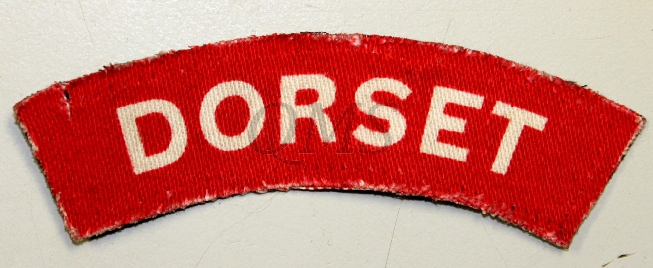 Shoulder flash Dorset Regiment (canvas)