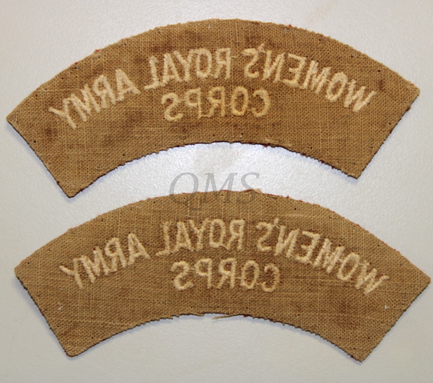 Shoulder flashes Women's Royal Army Corps (1947-1992)