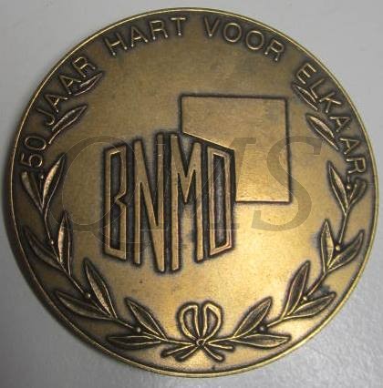 Penning BNMO 50 jaar brons
