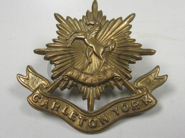 Cap badge The Carleton and York Regiment WW2