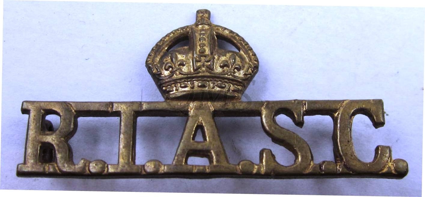 India Shoulder title Royal Indian Army Service Corps (post 1935)