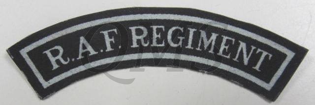 Regimental designation sleeve insignia RAF Regiment