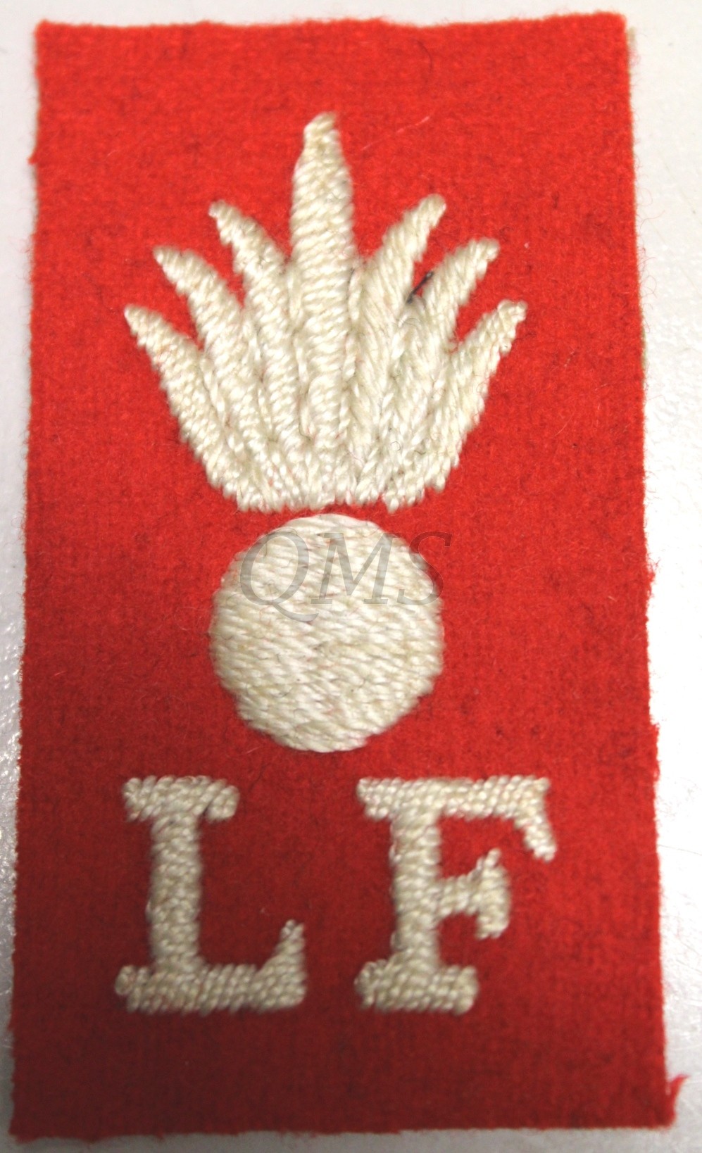 WW2 Lancashire Fusiliers Pagri Flash Badge