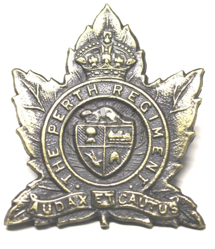 Cap badge The Perth Regiment, 5th Canadian Division
