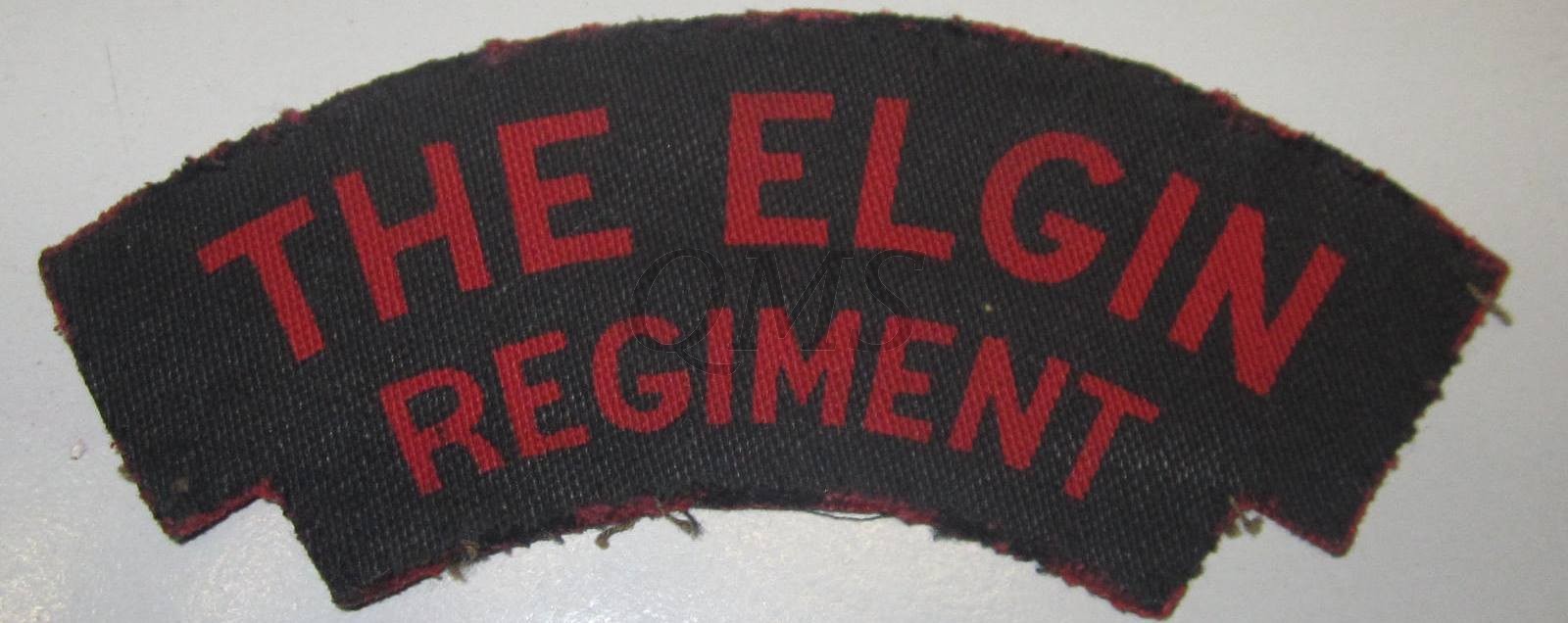 Shoulder title The Elgin Regiment 1st Canadian Armoured Personnel ...