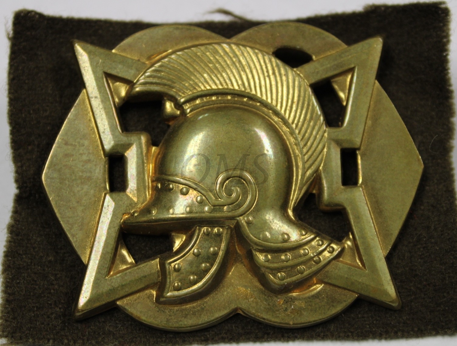 Baret embleem Opzichter van Fortificatiën