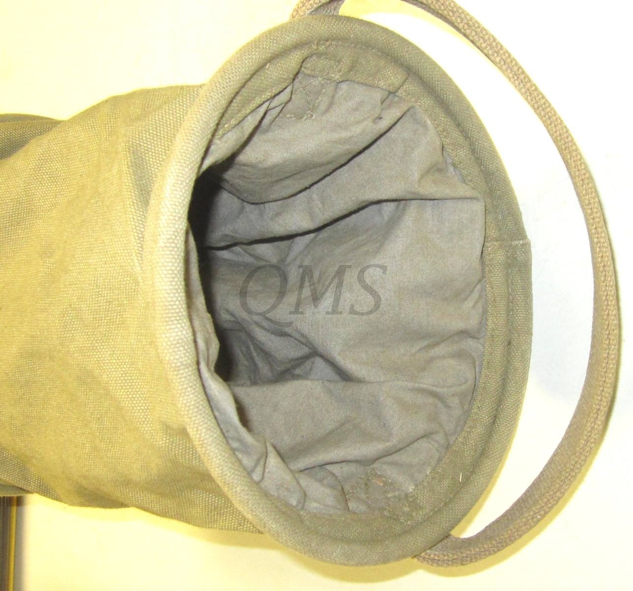 US Army small foldable WW2 kaki canvas water bucket