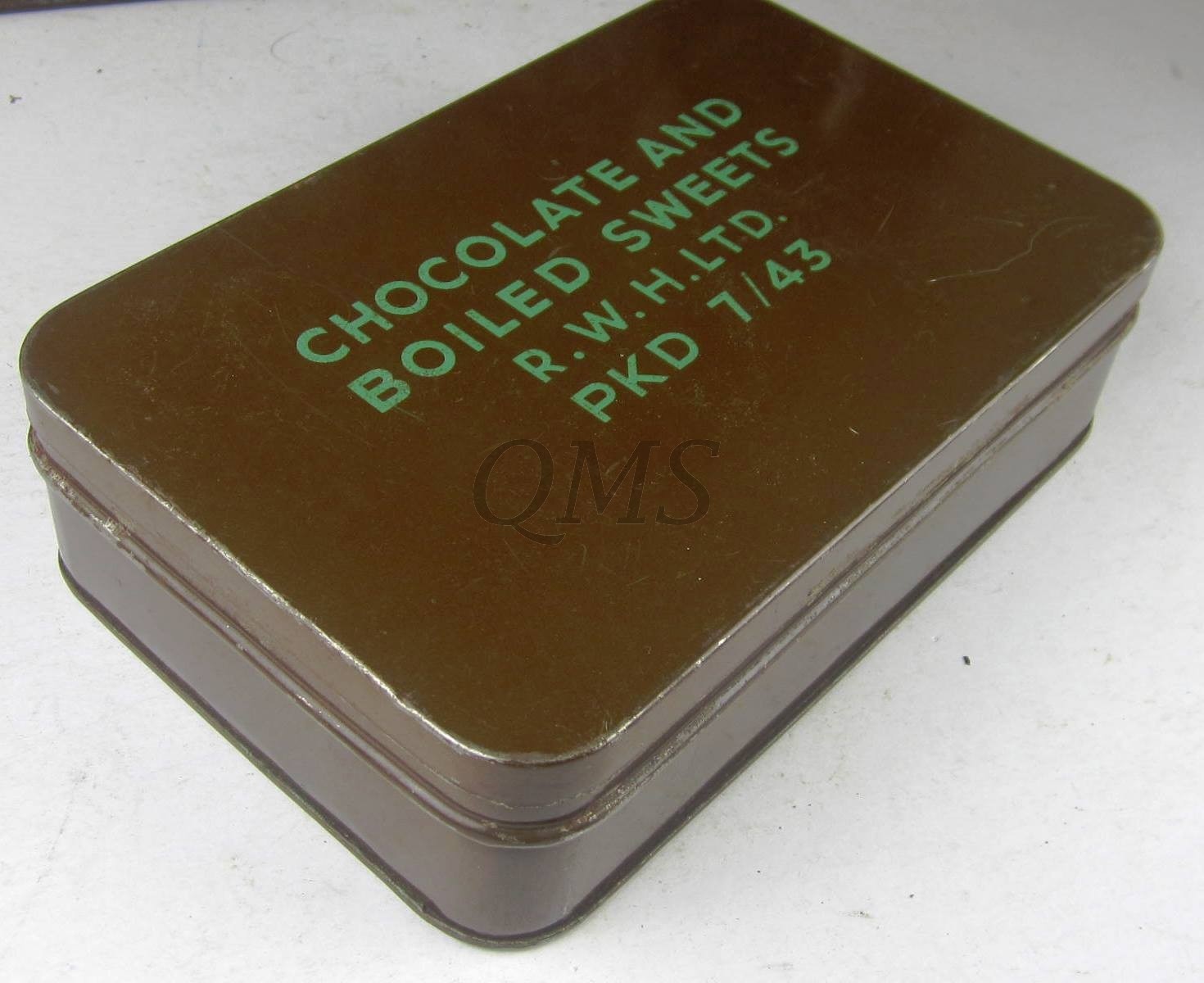 WW2 Ration Tin 1943 Chocolate & Boiled Sweets