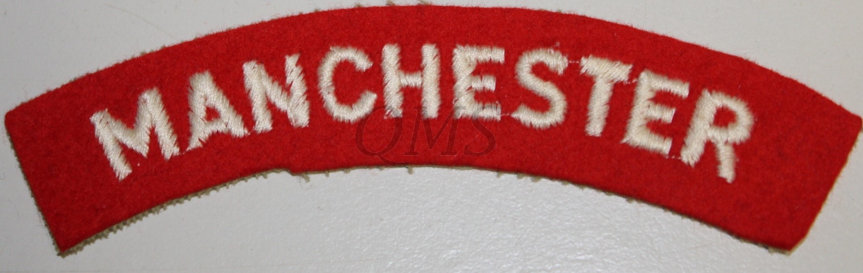 Shoulder flash Manchester Regiment