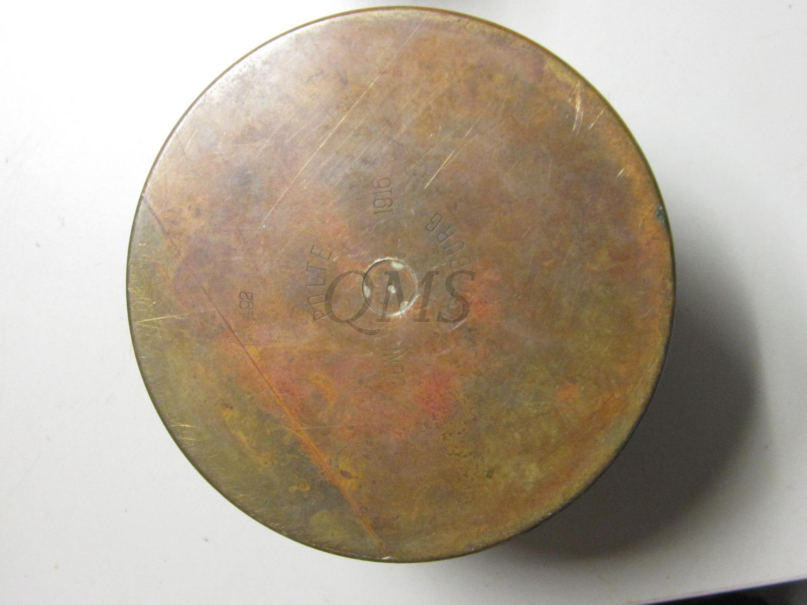 Shell casing 15 cm schwere Feldhaubitze 13 WW1 Polte Magdeburg Juni 1916