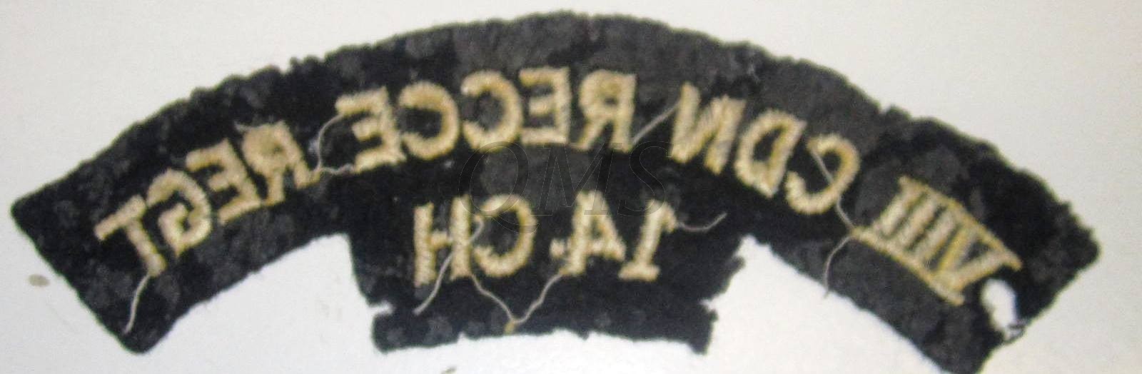 Shoulder flash 8th Reconnaissance Regiment (14th Canadian Hussars ...