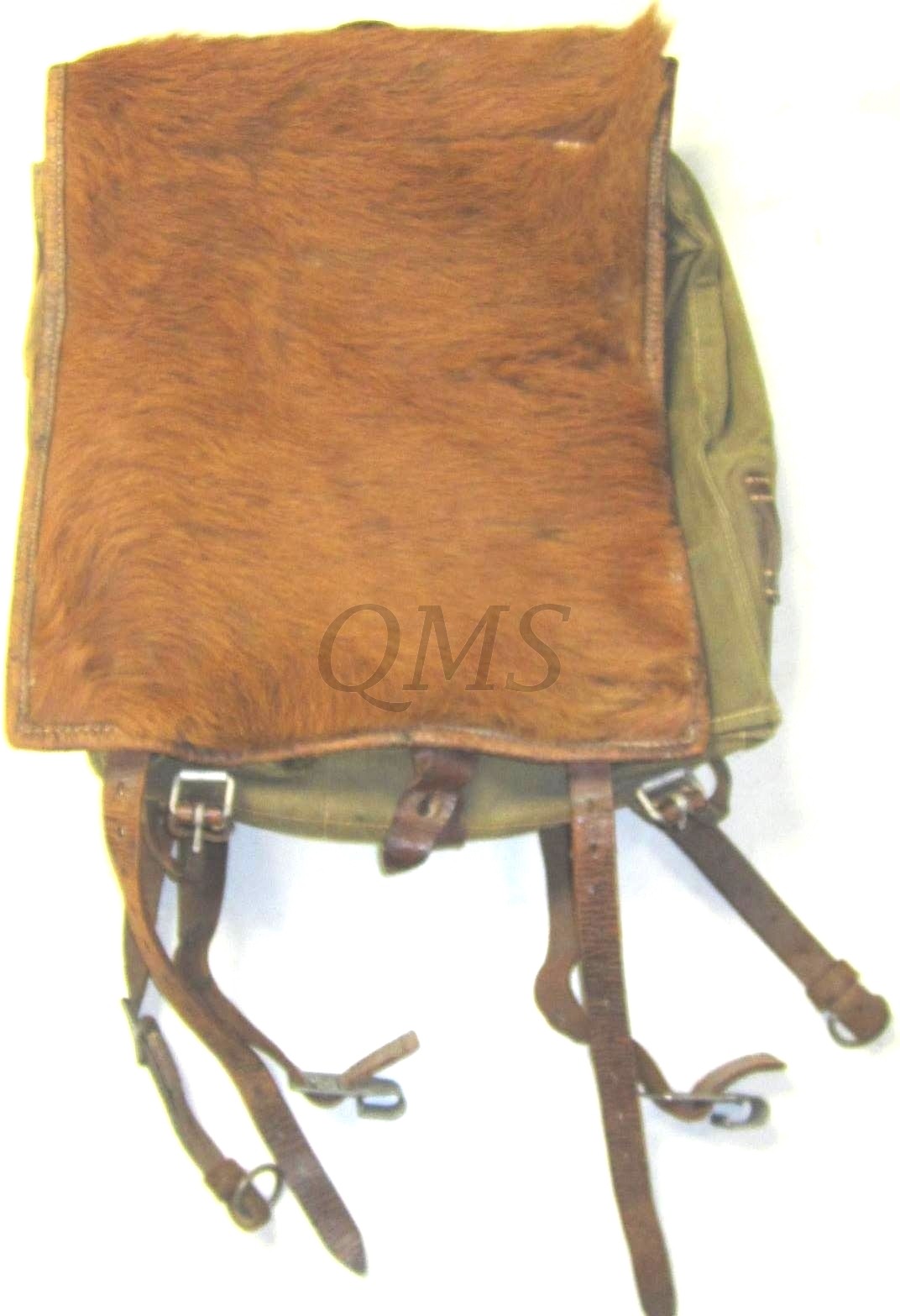 Wehrmacht 'Affe' Backpack M1934 with fur flap (Tornister 34).