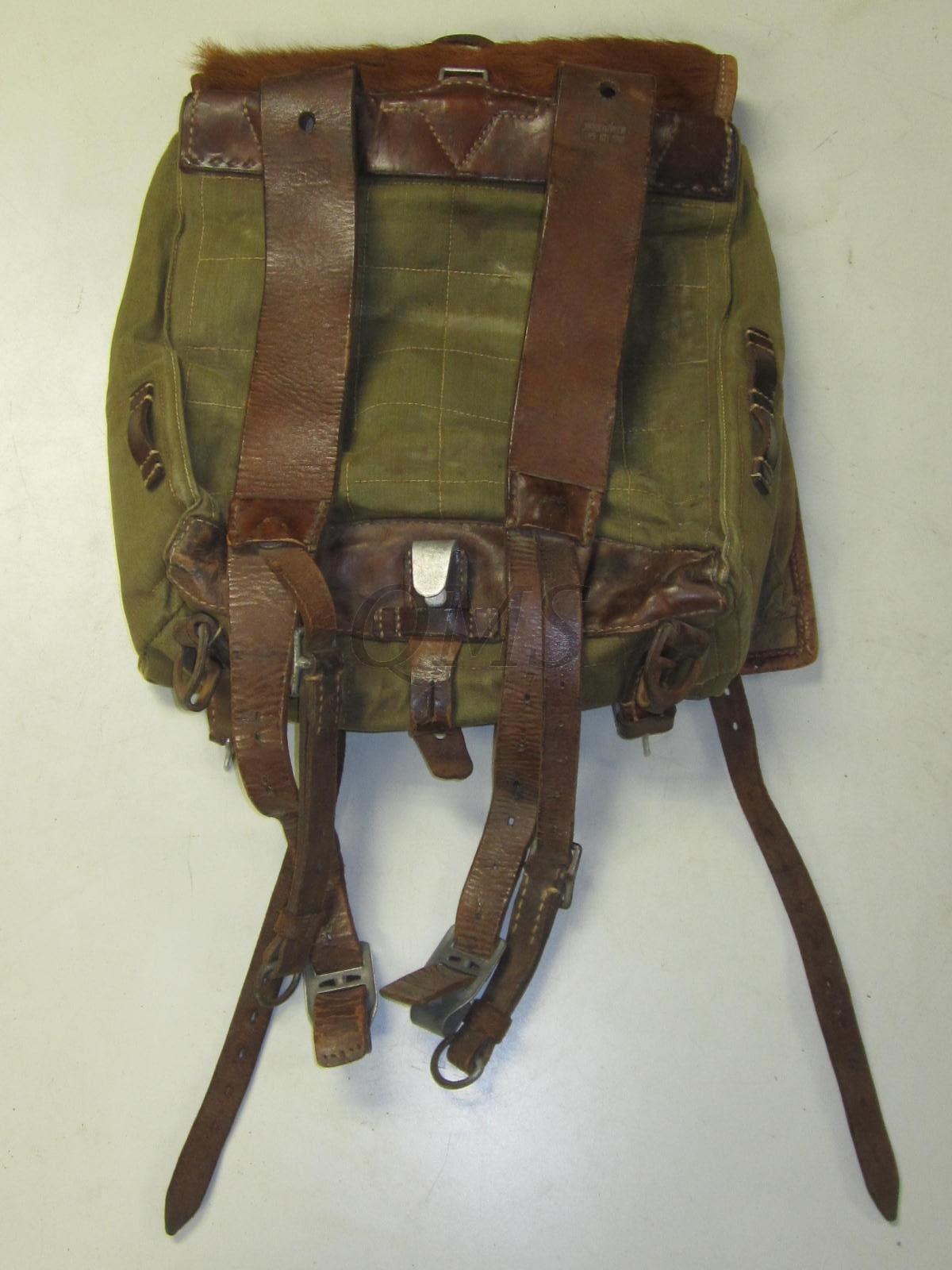 Wehrmacht 'Affe' Backpack M1934 with fur flap (Tornister 34).